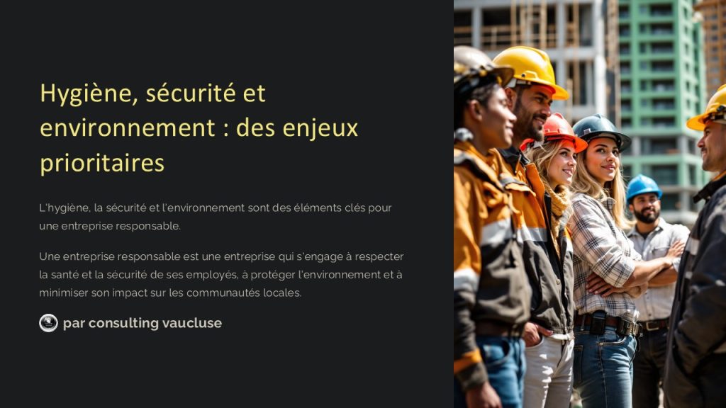 Hygiène, Sécurité et Environnement – Outils et solutions pratiques